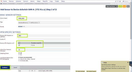NetFlow Configuration and Monitoring via PRTG on VMware vSphere 5.x