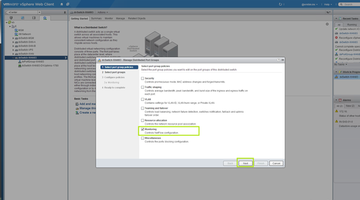 NetFlow Configuration and Monitoring via PRTG on VMware vSphere 5.x