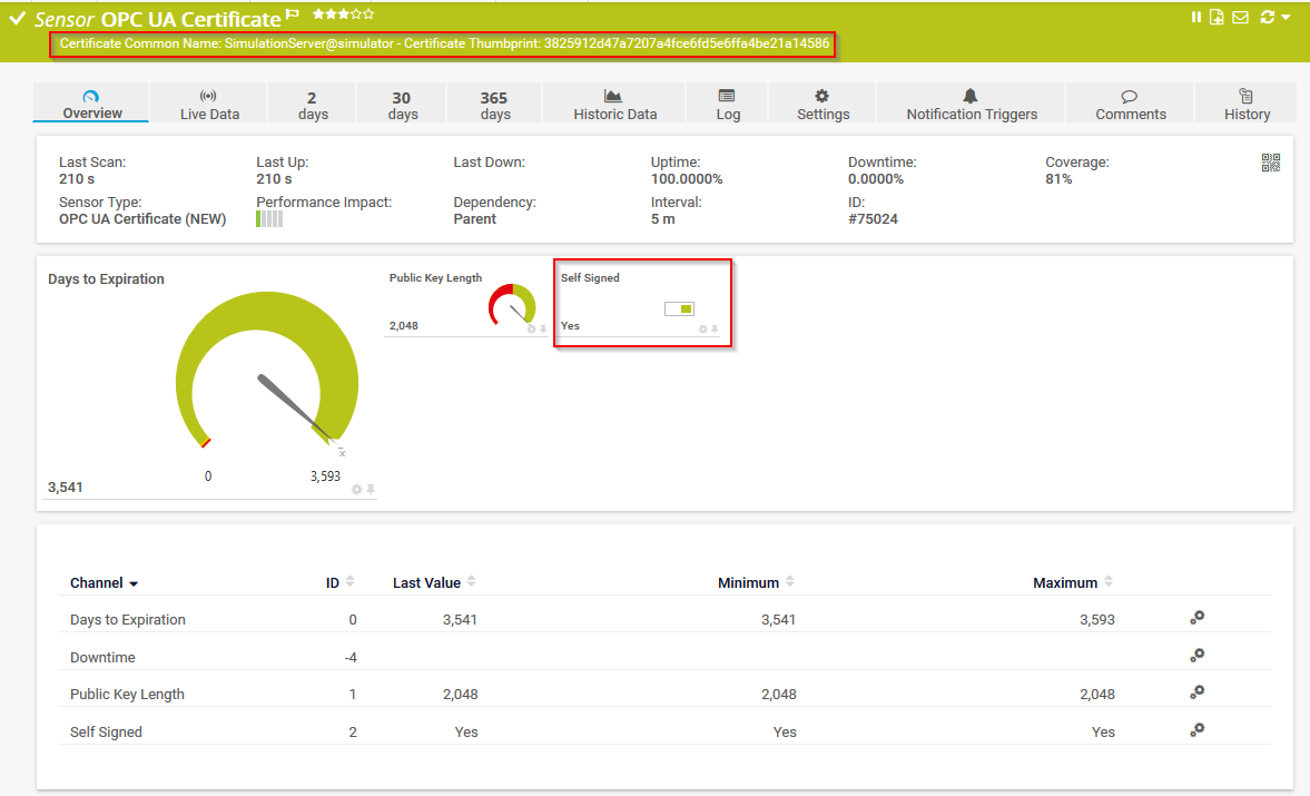 PRTG 21.1.66 is about OPC UA and improvements to existing sensors