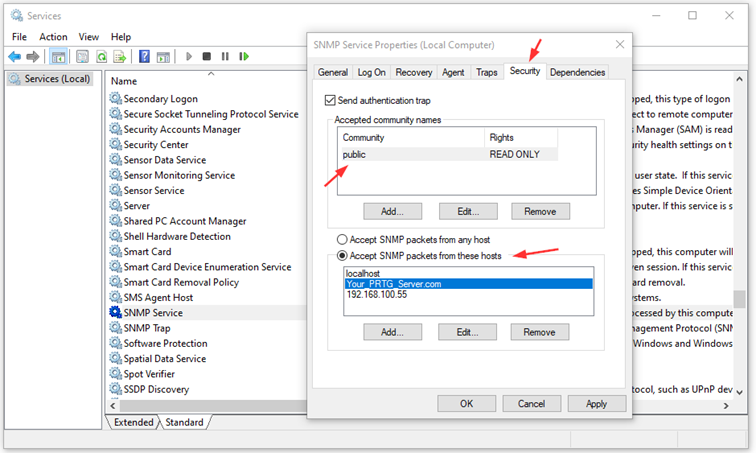 How to enable SNMP on your operating system