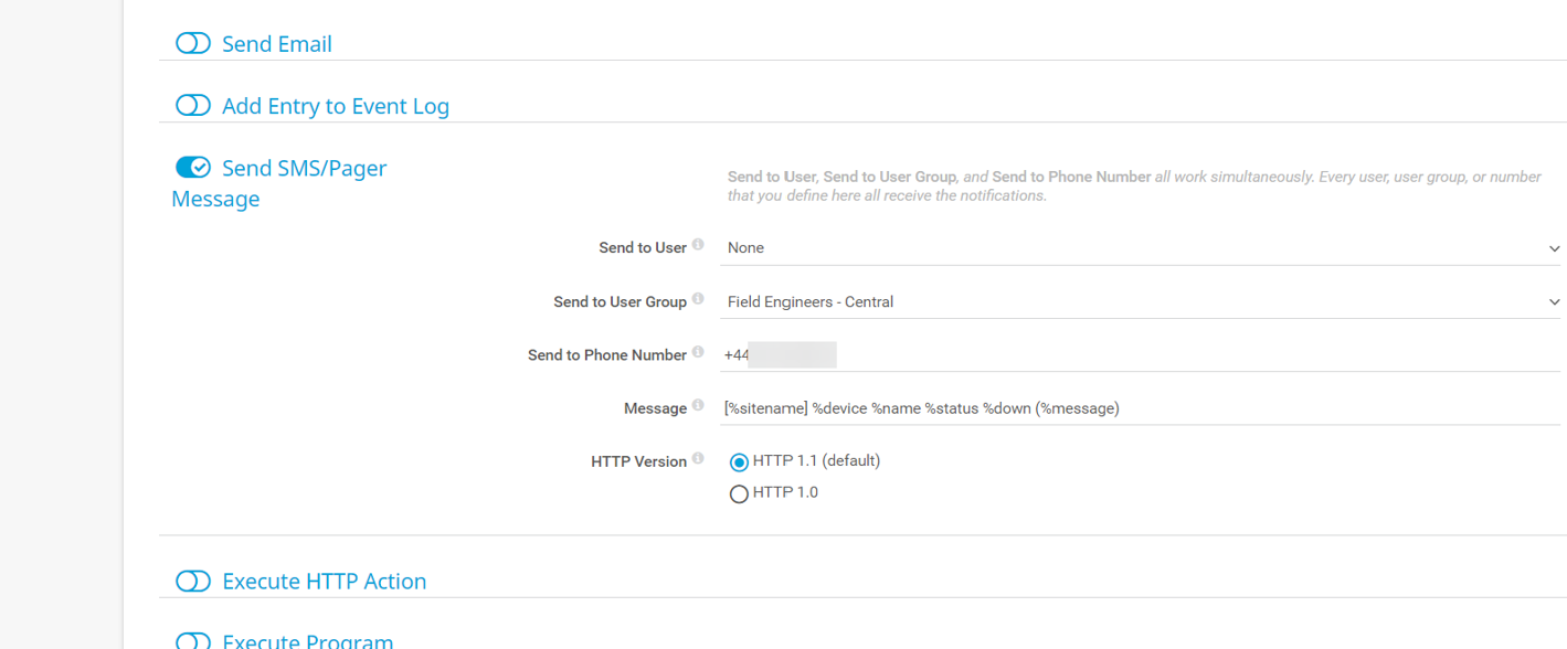 PRTG and Esendex: getting the message across