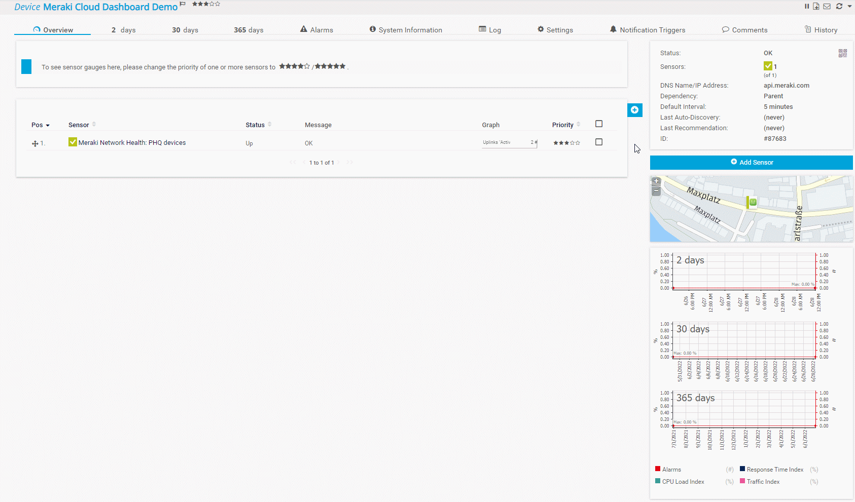 Cisco Meraki Monitoring in PRTG: Setup Guide 2025