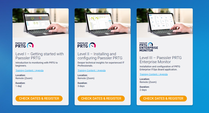 6 reasons why you should book PRTG training