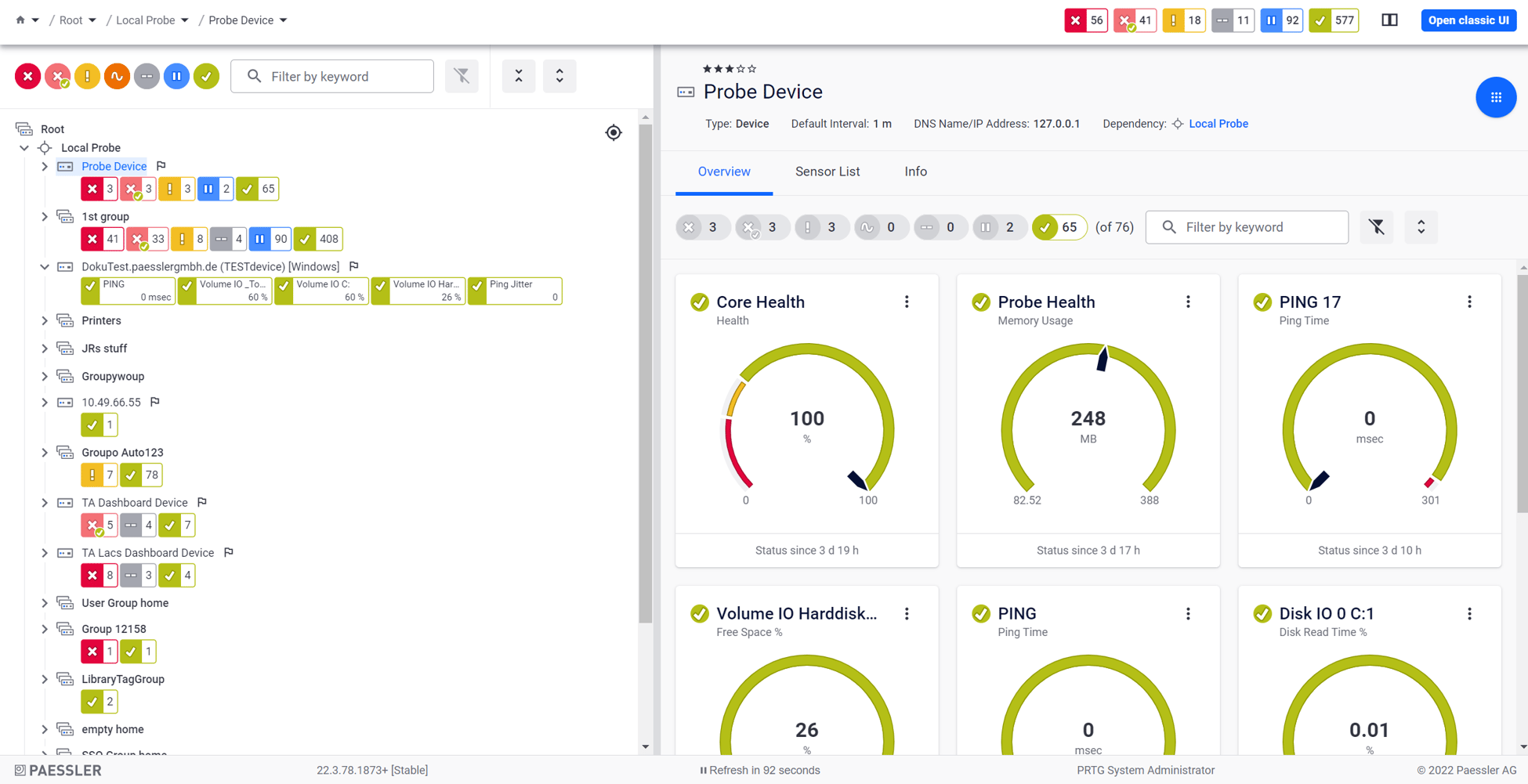 PRTG version 22.3.78 is now available in the stable release channel