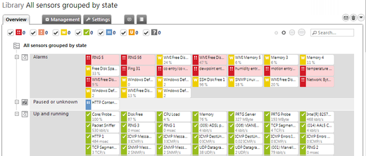 Using Paessler PRTG to monitor applications and services