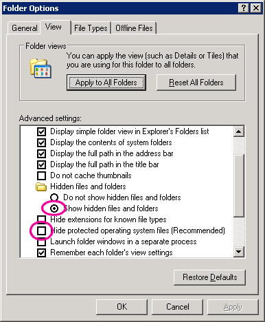 How To Get Rid of Huge "Default User\Local Settings\Temporary Internet ...